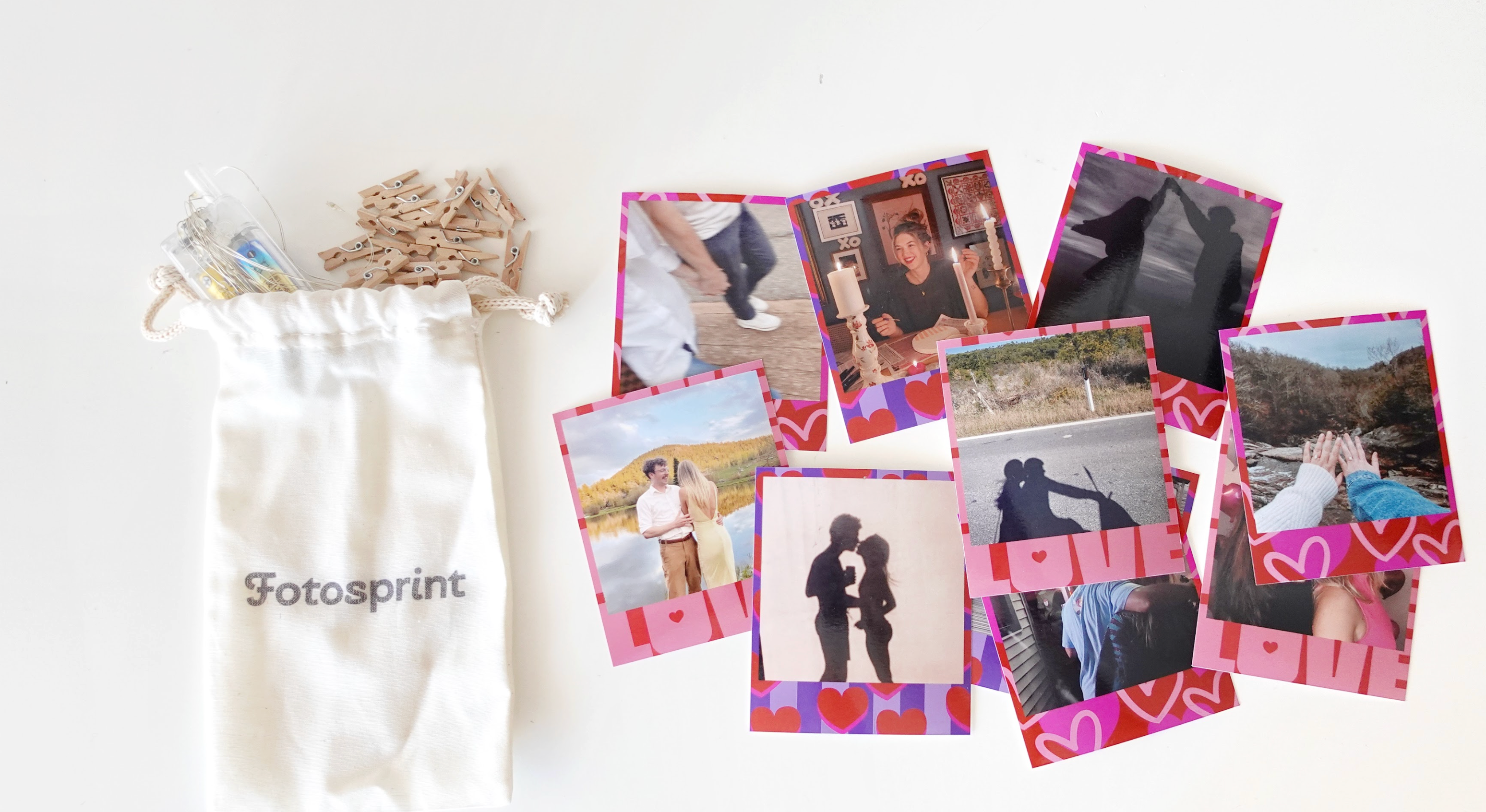 Luces con Fotos Polaroid | Kit Decorativo Personalizado – Fotosprint CL